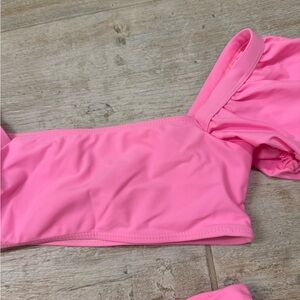SHEIN | Swim | Puff Sleeve Bikini Set With Tie Bottom | Poshmark